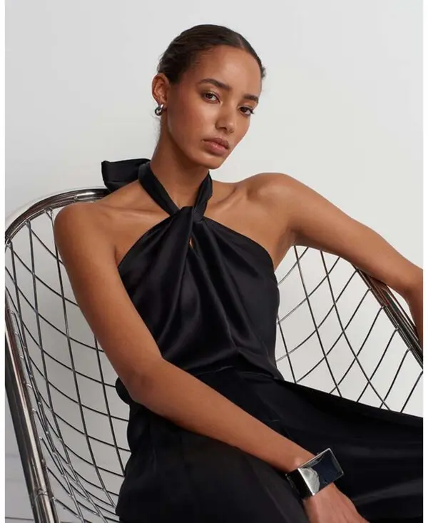 ACARIA STUDIO Jill Satin Top