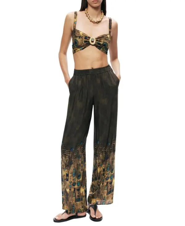 NOCTURNE Ring Detail Crop Top
