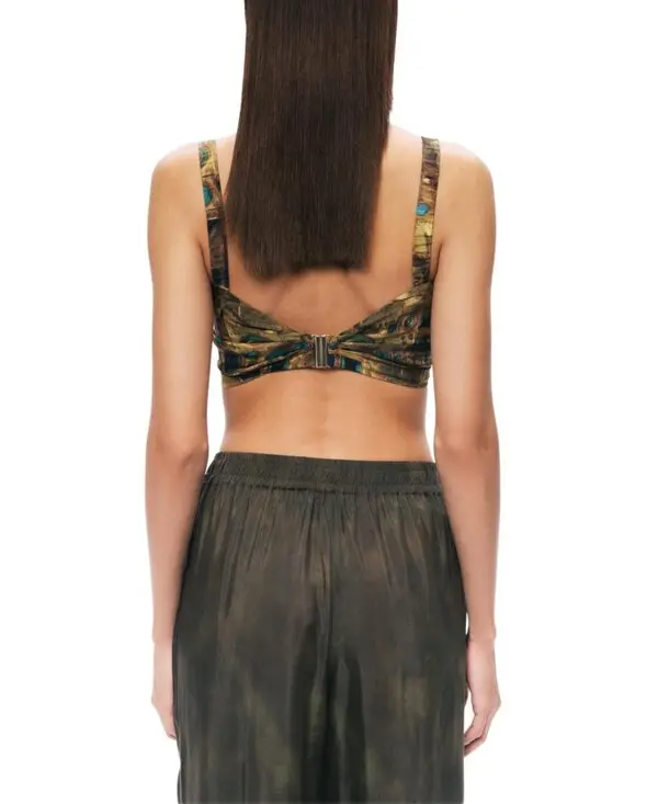 NOCTURNE Ring Detail Crop Top