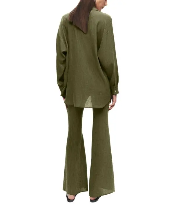 NOCTURNE Relaxed Button-down Shirt