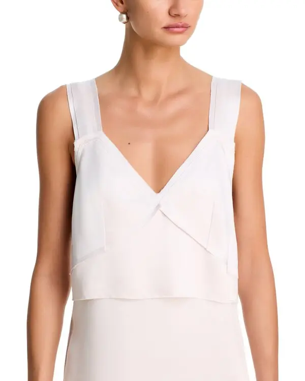 TOTEME V-neck Slip Dress - Bloom