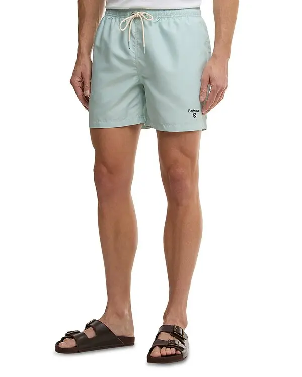 Barbour 3.5" Swim Shorts - Mint Blue