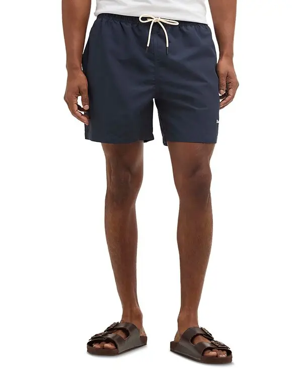 Barbour Water Reactive Tartan Swim Shorts - Navy