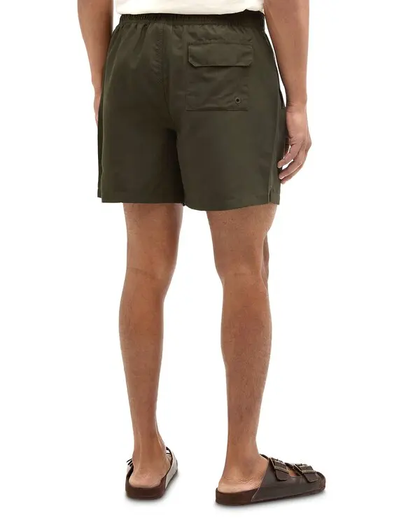 Barbour Water Reactive Tartan Swim Shorts - Olive