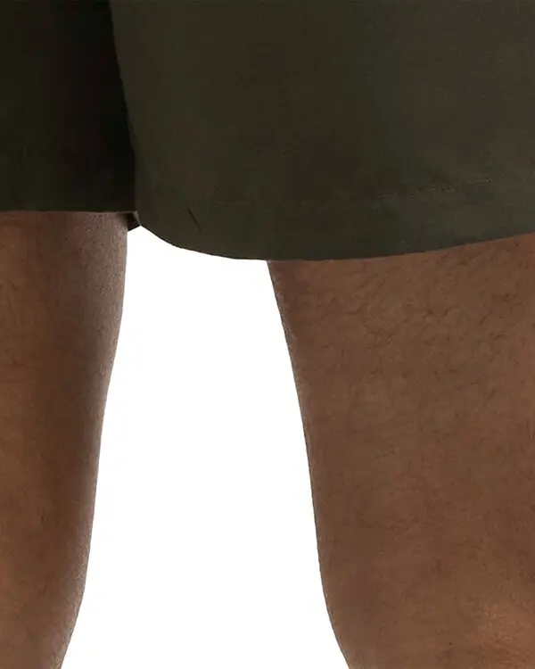 Barbour Water Reactive Tartan Swim Shorts - Olive
