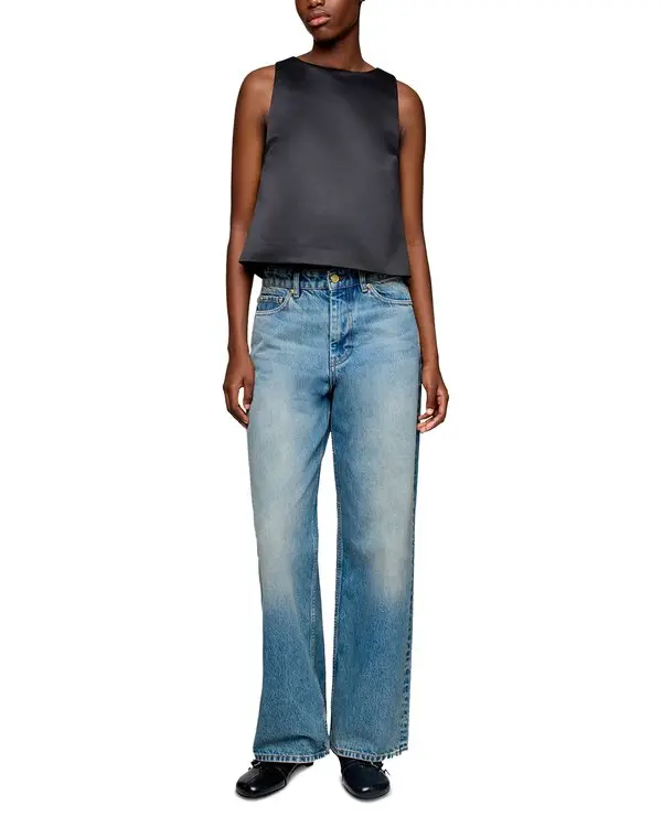 GANNI Satin Top