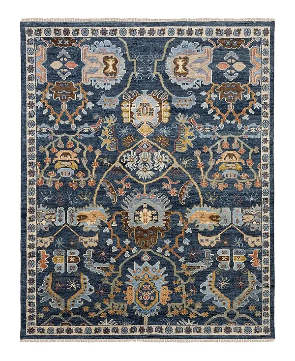 ORIENTAL WEAVERS Majorca Maj02 Area Rug, 6'0x9'0 - Blue