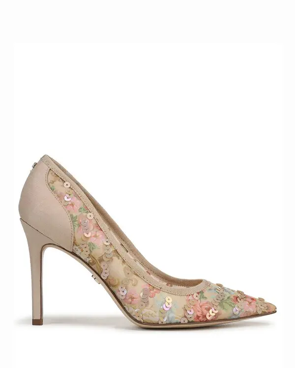 Sam Edelman Hazel Riviera Pumps - Ecru Multi