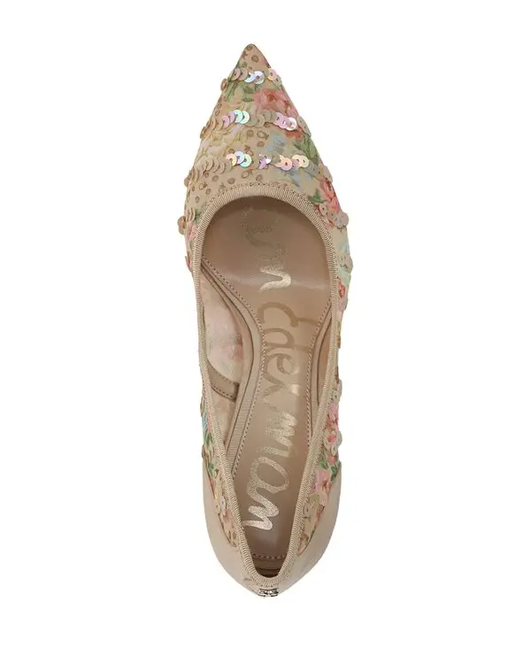 Sam Edelman Hazel Riviera Pumps - Ecru Multi