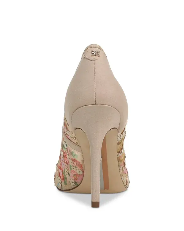 Sam Edelman Hazel Riviera Pumps - Ecru Multi