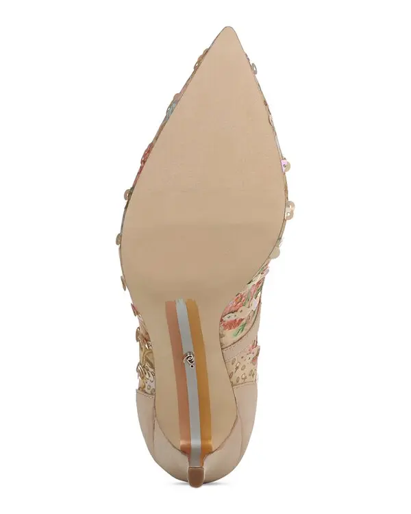 Sam Edelman Hazel Riviera Pumps - Ecru Multi