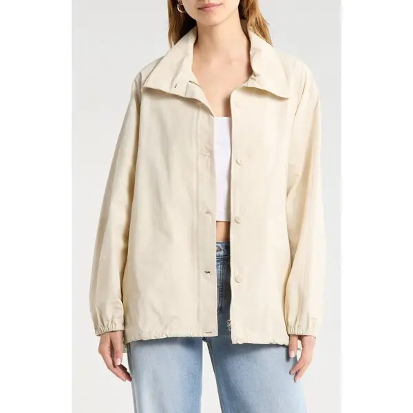 Astr The Label Yareli Oversize Funnel Neck Jacket