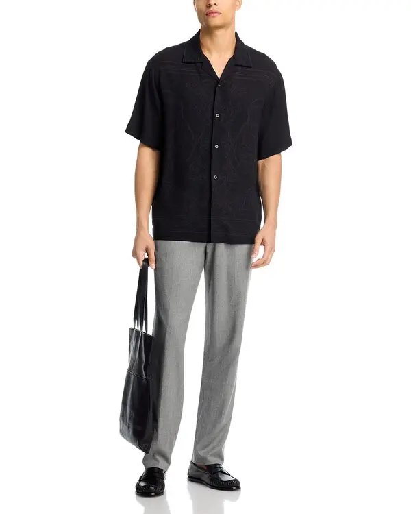 Hugo Espino Button Down Shirt - Black