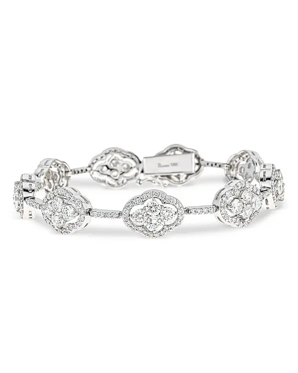 Piranesi 18k Diamond Maison Bracelet - White Gold