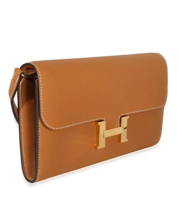 Hermès Constance Long Wallet To Go Leather Handbag