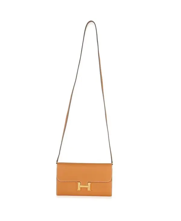 Hermès Constance Long Wallet To Go Leather Handbag