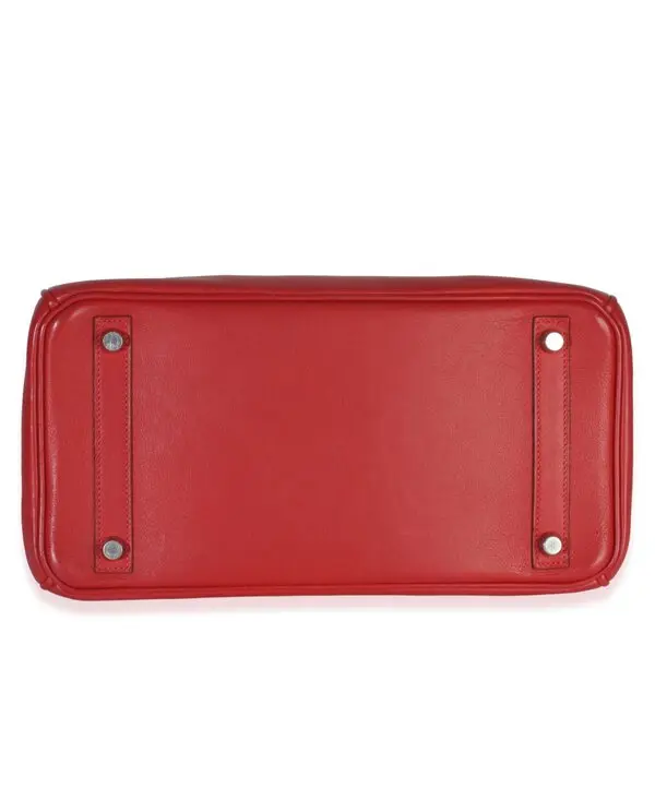 Hermès Birkin 30 Leather Handbag - Red