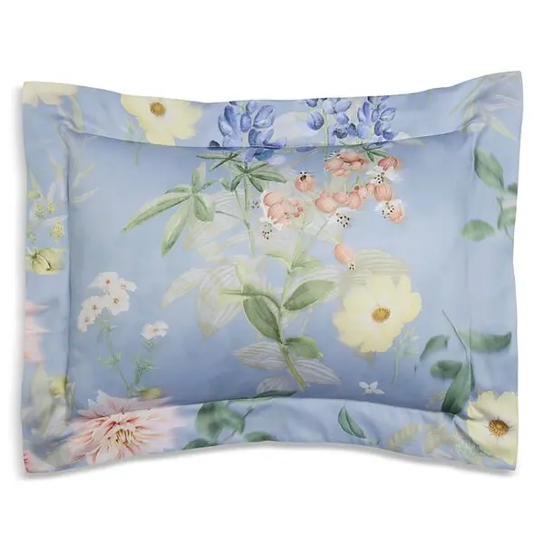 SCHLOSSBERG Aven Boudoir Sham - Bleu Blanc