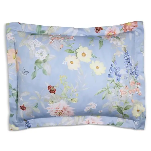SCHLOSSBERG Aven Standard Sham - Bleu Blanc
