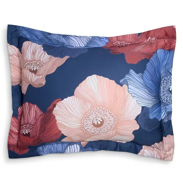 SCHLOSSBERG Mona Standard Sham - Bleu