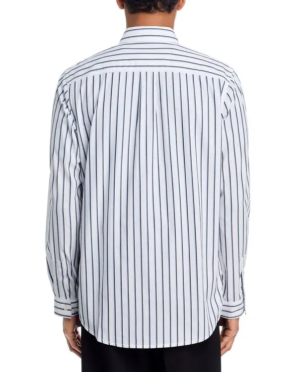 Hugo Erillo Stripe Cotton Button Down Shirt