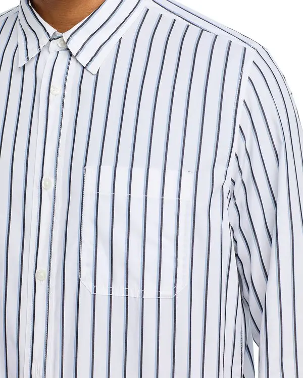 Hugo Erillo Stripe Cotton Button Down Shirt