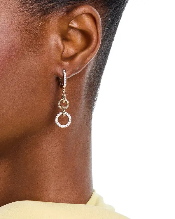 Bloomingdale'S Diamond Drop Earrings In 14k Yellow
