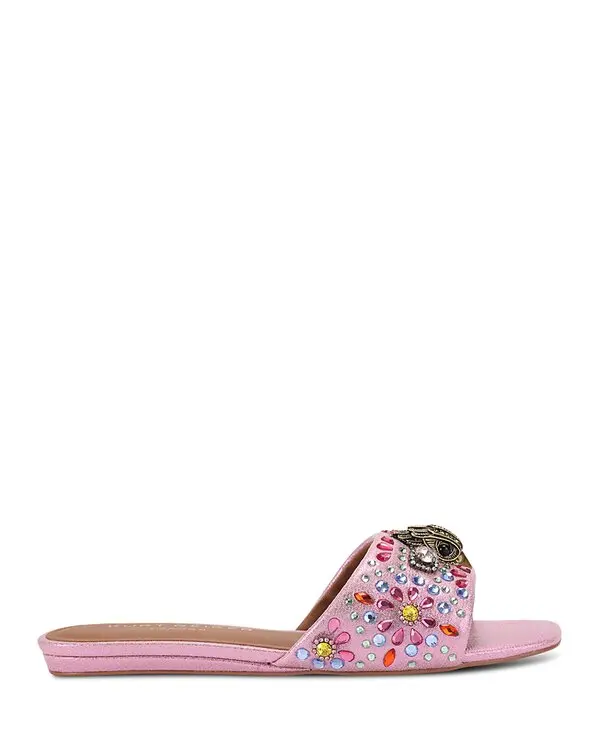 Kurt Geiger Kensington Flat Sandals - Open Pink
