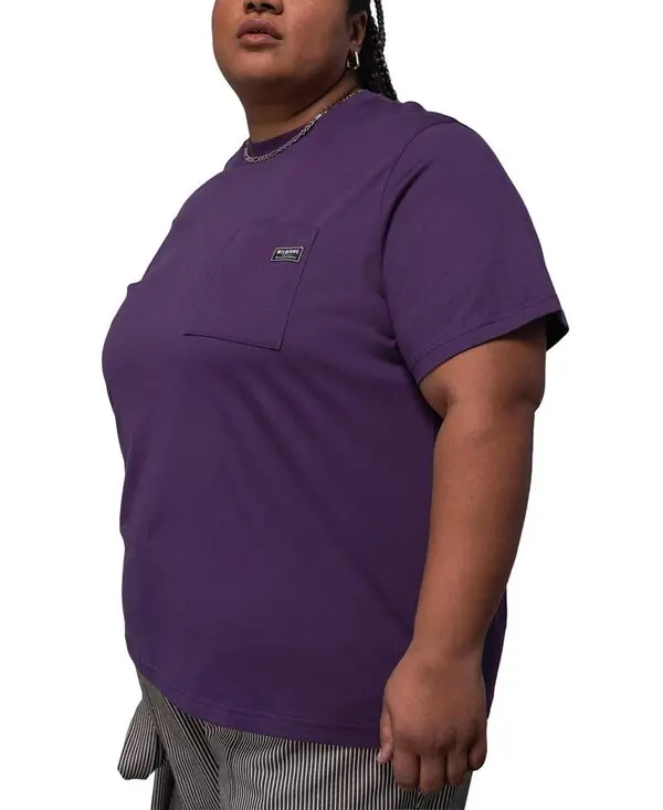 WILDFANG Everyday Pocket Tee Shirt - Plum
