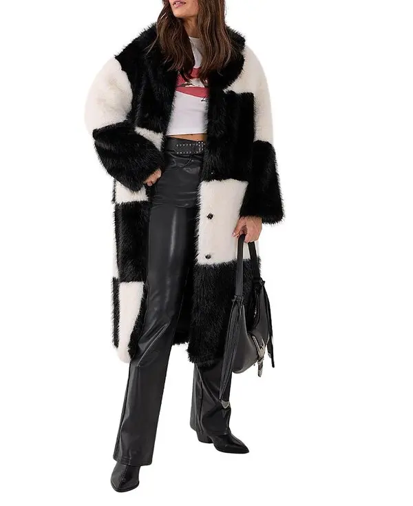 Nasty Gal Faux Fur Coat