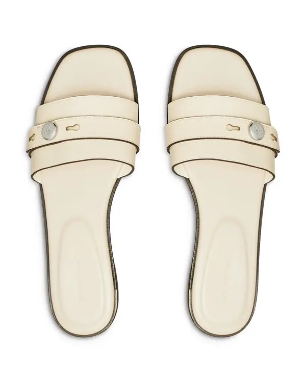 Tory Burch Romy Slides - Light Cream