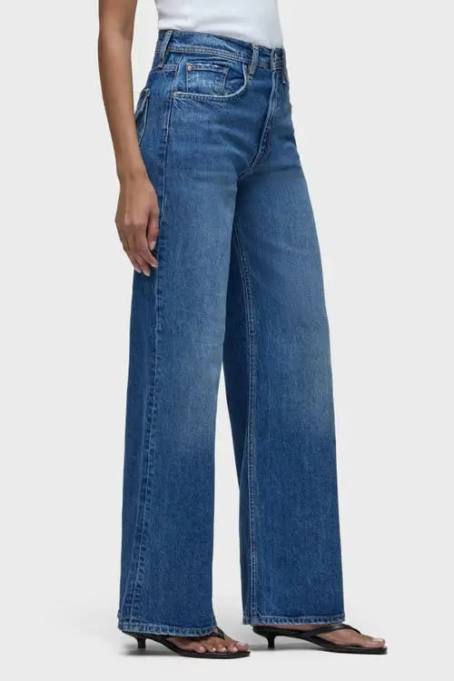 Hudson Jeans Jodie Flap Pocket Loose Wide Leg