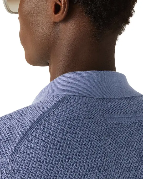 Zegna Premium Cotton Polo Shirt - Lilac