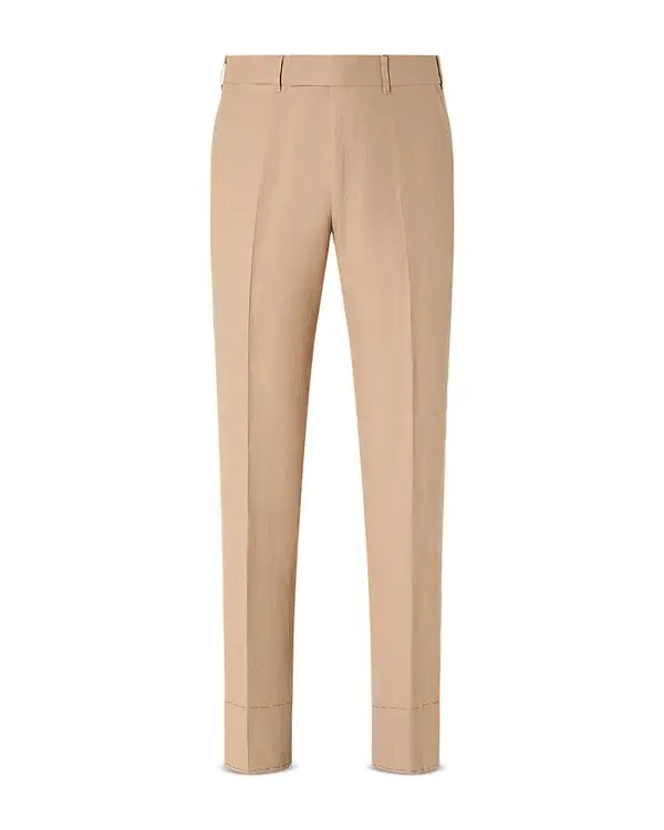 Zegna Slim Fit Oasi Lino Pants