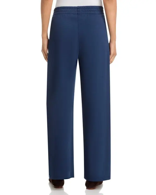 PERFECTWHITETEE Travel Wide Leg Pants - Navy