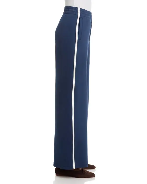 PERFECTWHITETEE Travel Wide Leg Pants - Navy