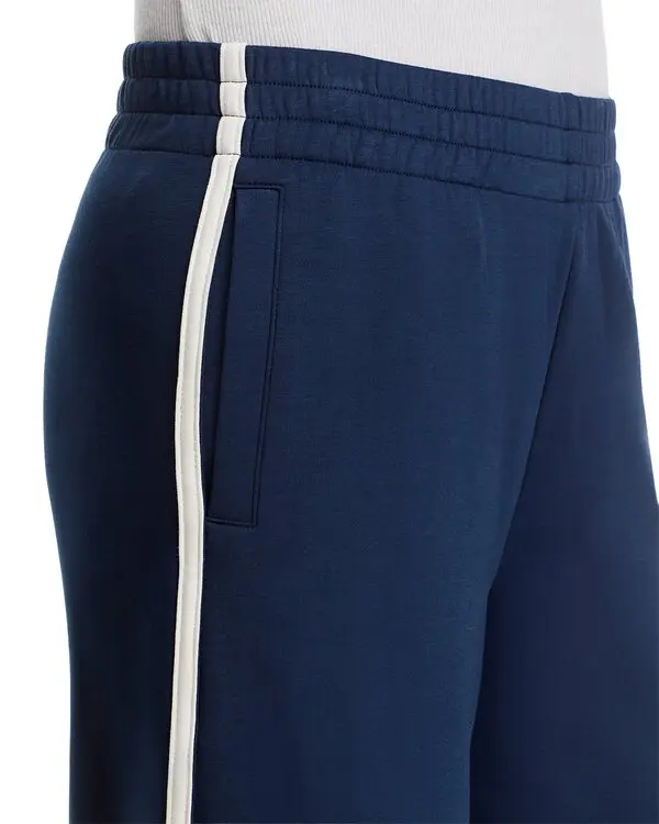PERFECTWHITETEE Travel Wide Leg Pants - Navy