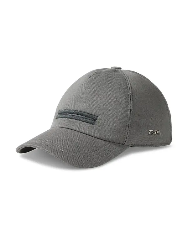Zegna Cotton Baseball Cap - Dark Taupe