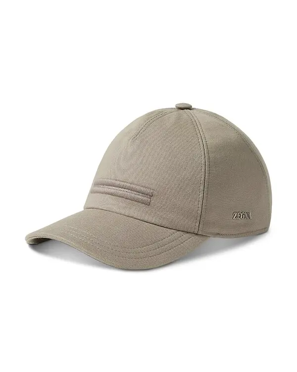 Zegna Cotton Baseball Cap - Light Taupe