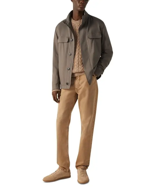 Zegna Motorin 125cc Field Jacket - Medium Gray Solid