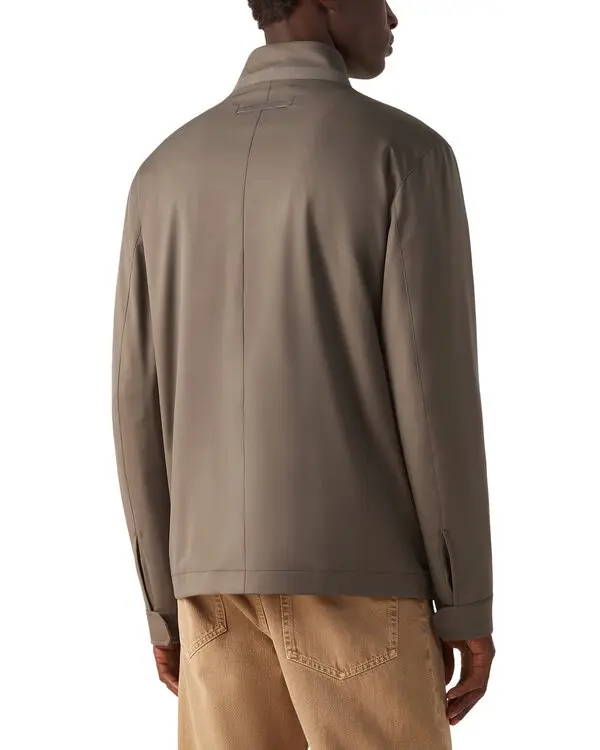 Zegna Motorin 125cc Field Jacket - Medium Gray Solid