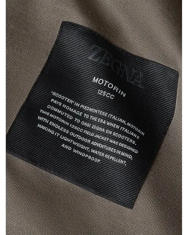 Zegna Motorin 125cc Field Jacket - Medium Gray Solid