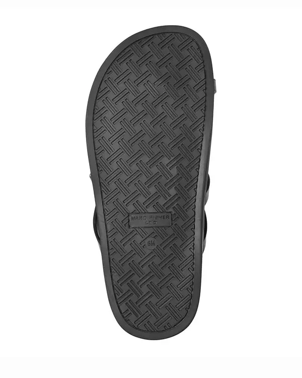 MARC FISHER LTD. Braidey Toe Ring Sandals - Black