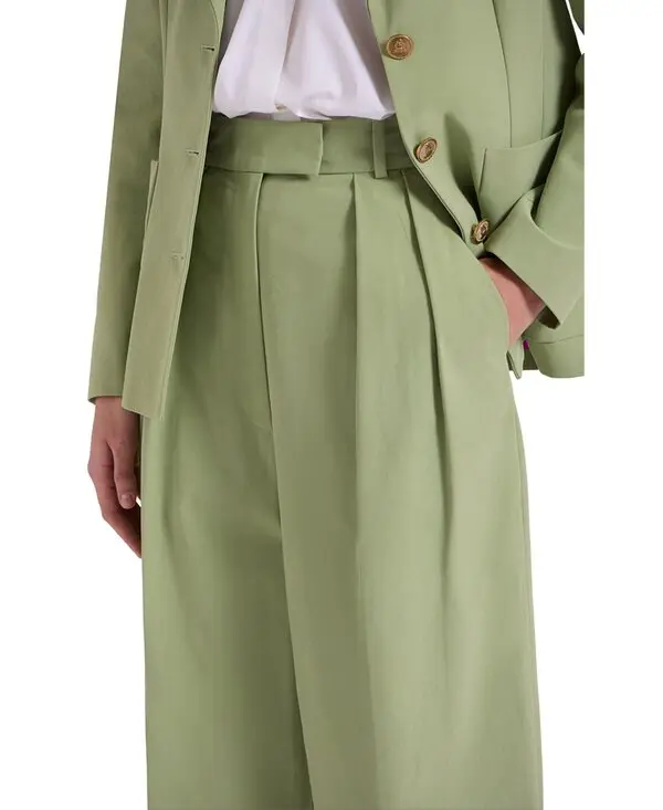 La DoubleJ Brooklyn Wide-leg Trousers - Solid Salvia