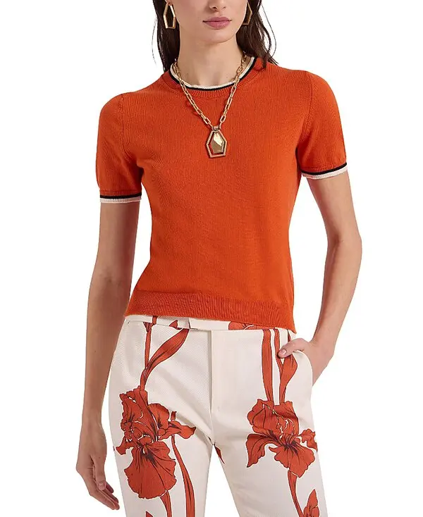La DoubleJ Busy-bee T-shirt - Solid Orange