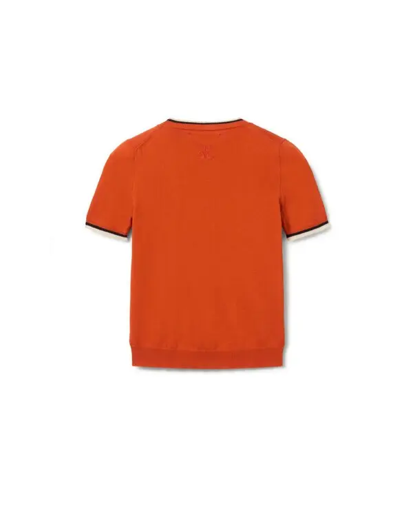 La DoubleJ Busy-bee T-shirt - Solid Orange