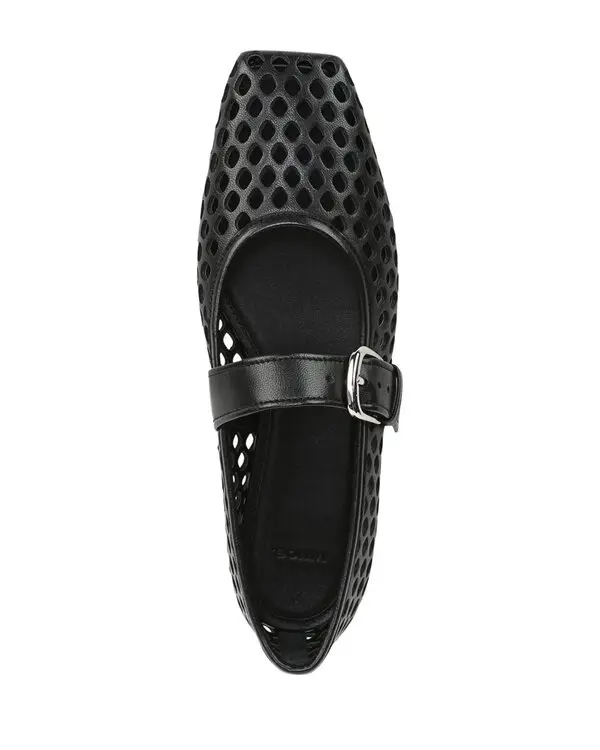 Vince Daniela Flat Mary Jane Flats - Black