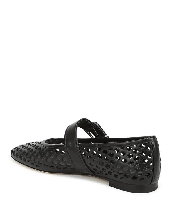 Vince Daniela Flat Mary Jane Flats - Black