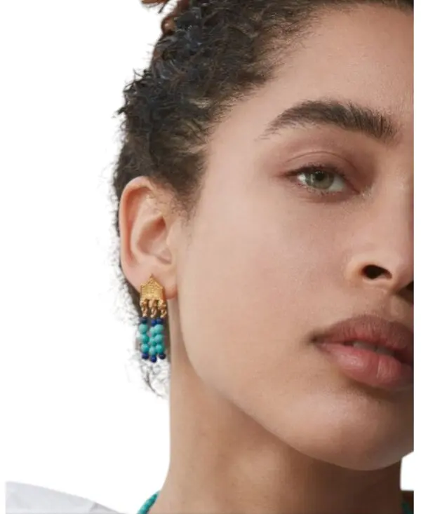 OTTOMAN HANDS Riva Bead Drop Earrings