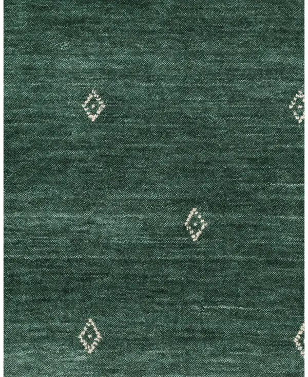 TIMELESS RUG DESIGNS Gabbeh Simi Area Rug 10'0x14'0 - Green